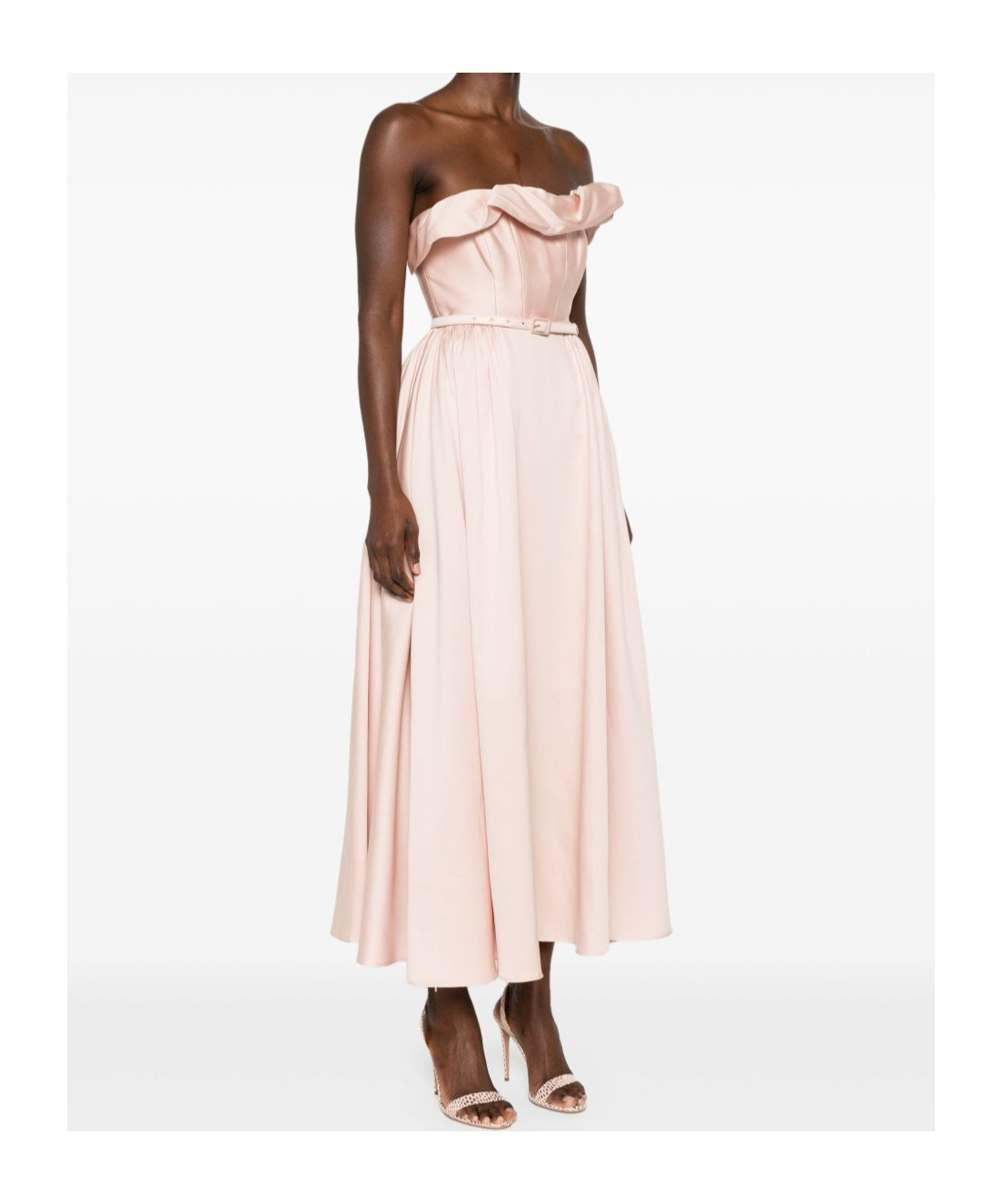 ROLAND MOURET Roland Mouret Ruffled Midi Dress